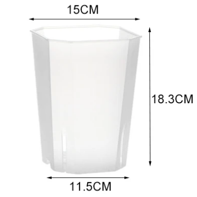 Clear aroid tower pots – PLANTS WITH BENEFITS